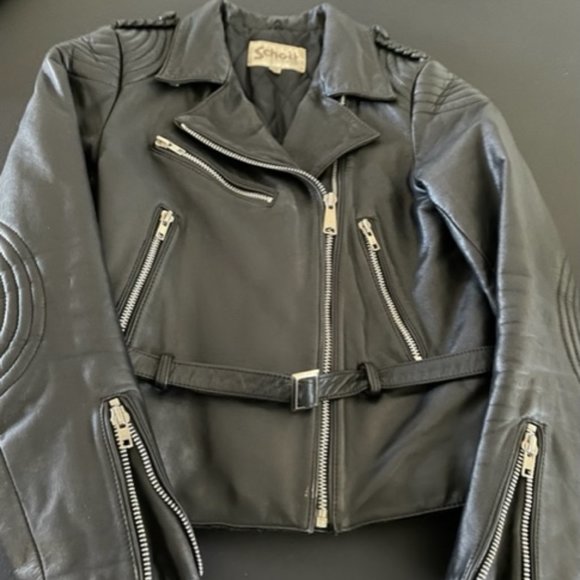 Schott NYC | Jackets & Coats | Vintage Schott Leather Biker Moto Jacket ...